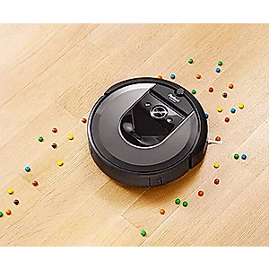 iRobot Roomba i7+ (7550) Robot Vacuum with Automatic Dirt Disposal-Empties Itself, Wi-Fi Connected, Smart Mapping, Compatible with Alexa, Ideal for Pet Hair, Carpets, Hard Floors, Black (Renewed)