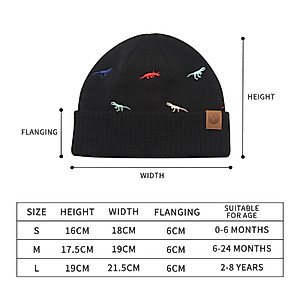 Duoyeree Baby Beanies Toddler Winter Hats Comfortable and Nice Knitted Hats for Boys Girls Adult