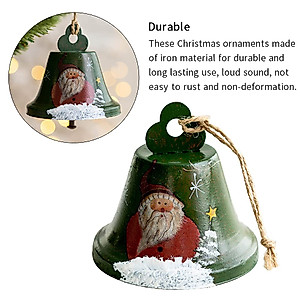 5pcs Christmas Bell, Christmas Jingle Bell Hanging Decoration for Home Garden Christmas Tree Decor(Size:8x8cm)