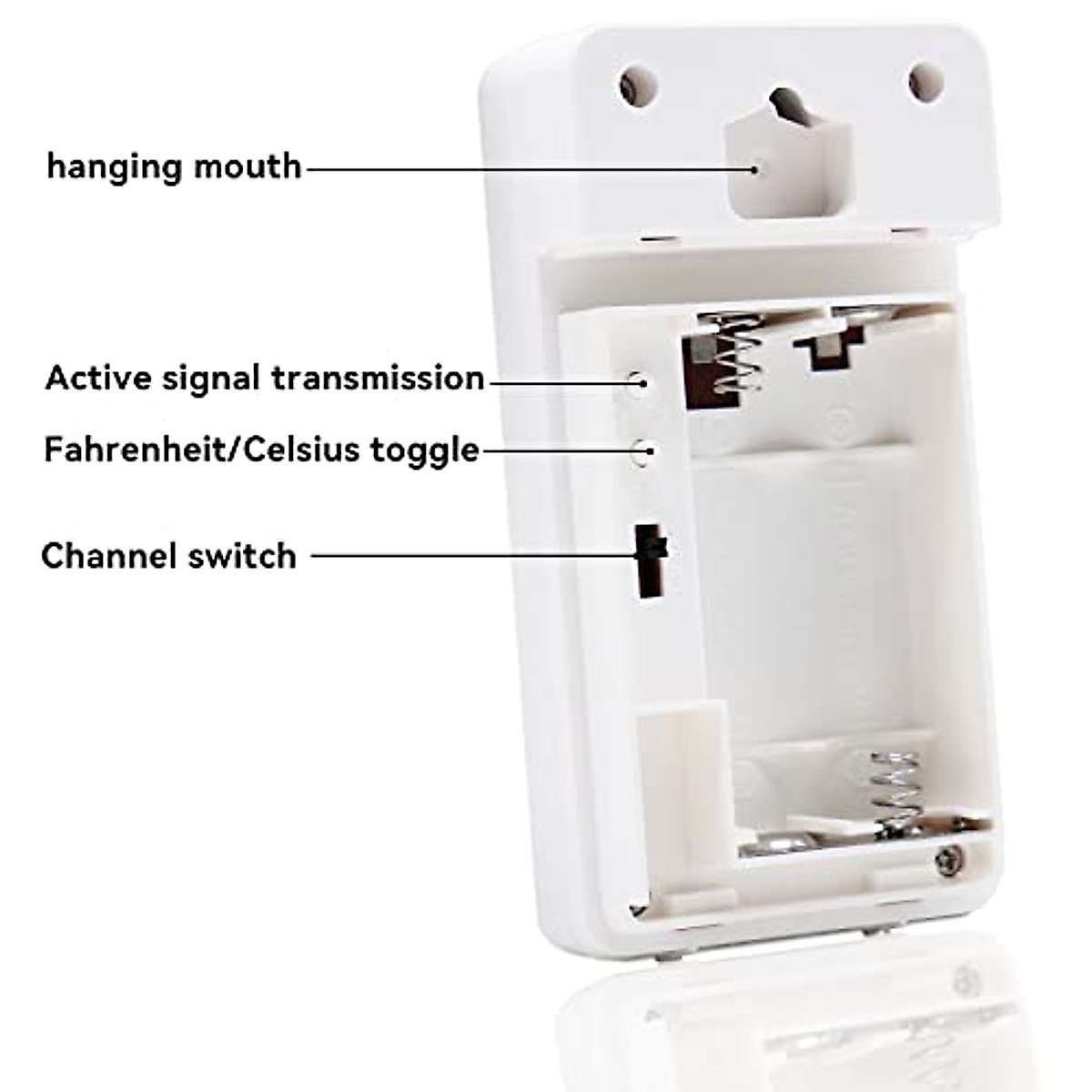 Weather Station Indoor Outdoor Thermometer Wireless Remote Sensor, Home Weather Station Temperature Humidity Monitor