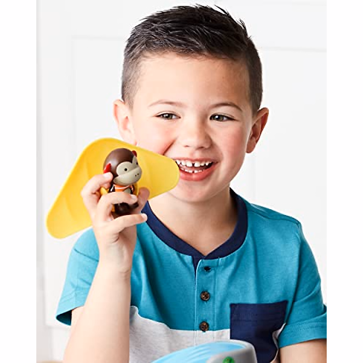 Skip Hop Pretend Play Zoo Outdoor Adventure Rock Climb Play Set, Toy for Kids 2 Years and Up, Monkey (Pack of 2)