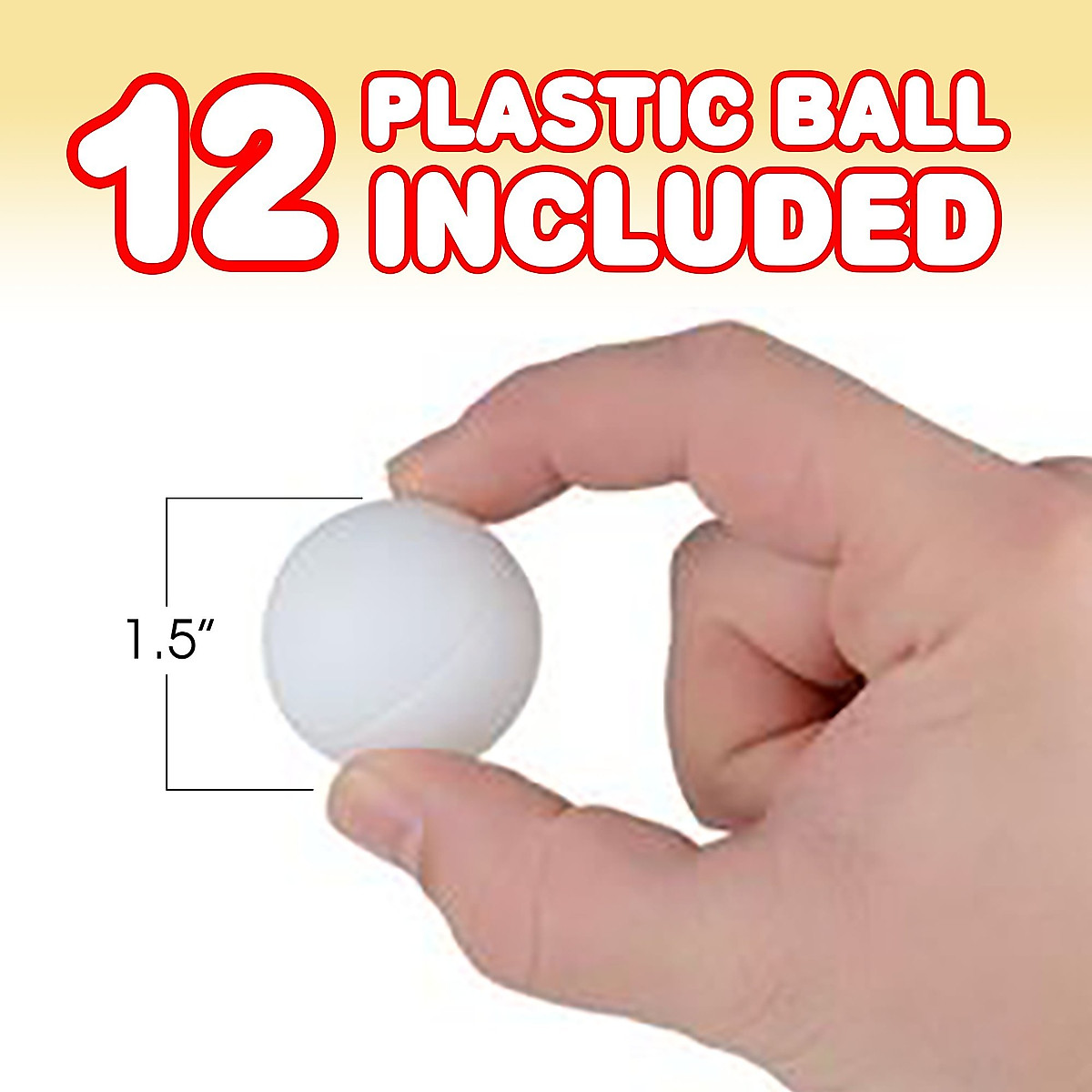 Gamie Bucket Ping Pong Ball Game Includes 9 Metal Buckets, 12 Balls, and 1 Number Sticker Sheet - Fun Party Activity for Kids and Adults, Great Idea for Kids