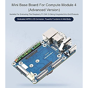 Waveshare Mini Base Board Type Compatible with Raspberry Pi Compute Module 4