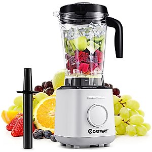 COSTWAY Professional Countertop Blender, 6 Pre-Setting Programs & 10 Speed Control, Smoothies Crushing Maker with 64oz Tritan BPA-Free Pitcher & Built-in Timer, Tamper, 1500W