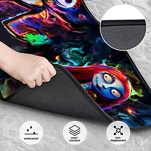 Jack & Sally Floor Mats for Cars, Novelty Car Floor Mats Set of 4 Pieces, Universal Floor Liner Car Accessories Automotive Floor Mats