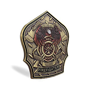 Fireman Prayer Firefighter Challenge Coin