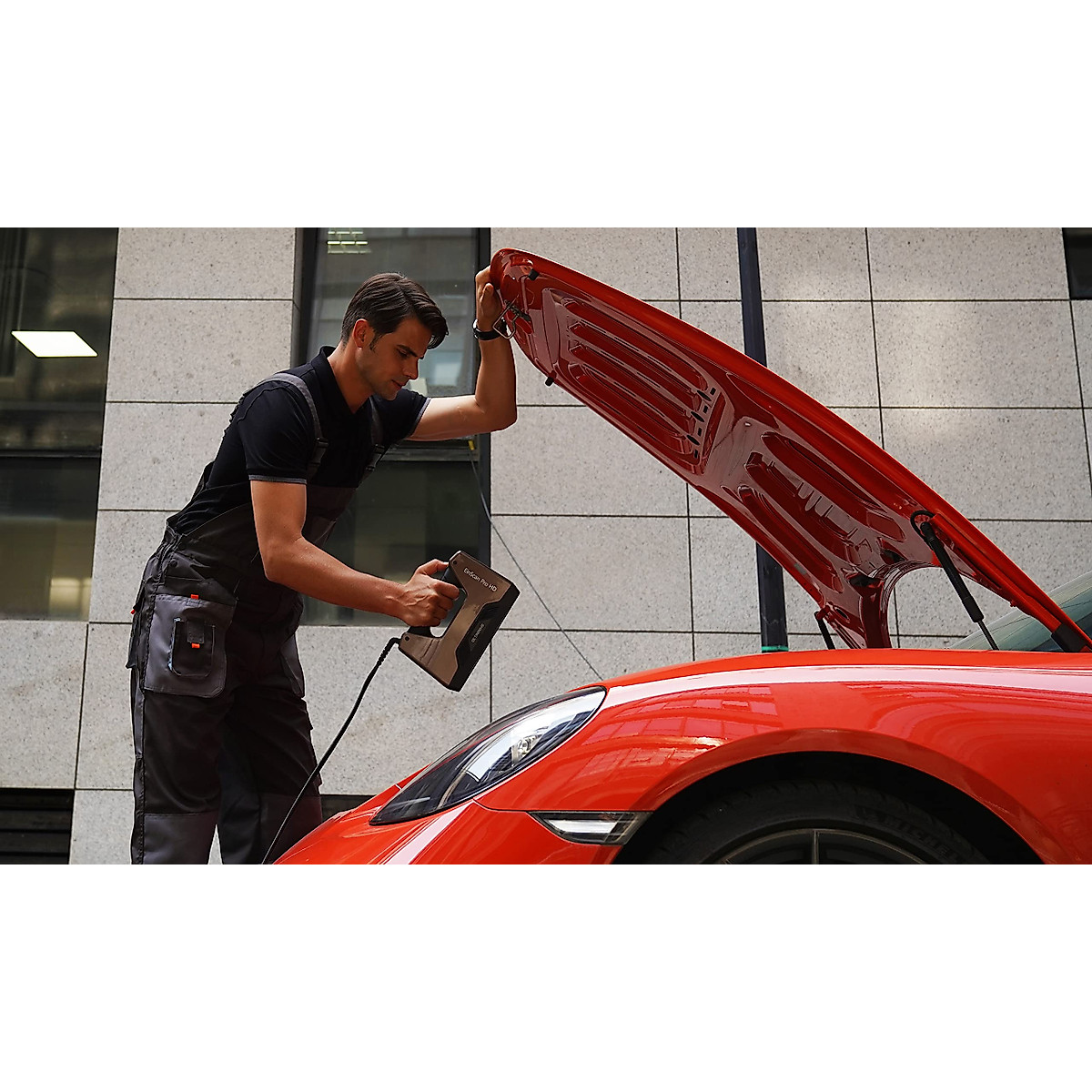 2024 EinScan Pro HD Multi-Functional Handheld 3D Scanner, 0.045mm Accuracy, 0.2mm Resolution, Wide Range Capability for Reverse Engineering, Healthcare, Manufacturing, Research, Art and Design