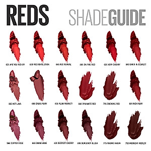 Maybelline New York Color Sensational Red Lipstick Powder Matte Lipstick, Cruel Ruby, 0.15 Ounce, Pack of 1