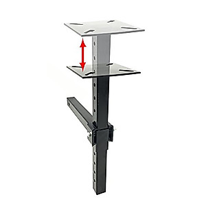 MAXXHAUL 80356 Hitch Mount Vise Plate/Holder (with Adjustable Height)