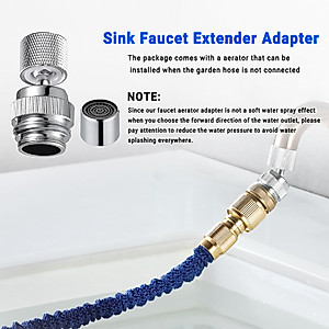 Faucet Adapter - Sink to Hose - Male to Female - Multi-Purpose