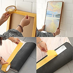 XZRDINGJIE Double Sided Tape Heavy Duty Mounting Tape, 1.18inch x 33ft Double-Sided Fabric Tape Adhesive Tape No Residue, for Home & Office