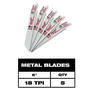 Milwaukee 49-22-1110 U 10 pc Sawzall Blade Kit with Case + 10 Free Blades