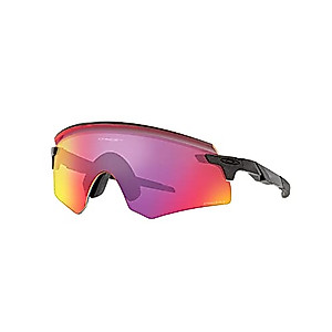Oakley Men's OO9471 Encoder Rectangular Sunglasses, Dark Galaxy/Prizm Road, 36 mm