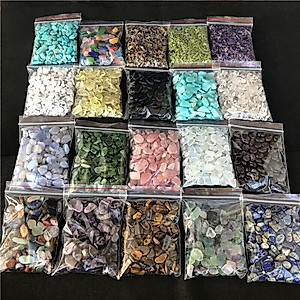 ULUCAN 100g Degaussing Stone Minerals Fish Tank Natural Crystal Gravel Stone Decorative Stones and Crystals Gift ZOUWENBYIN