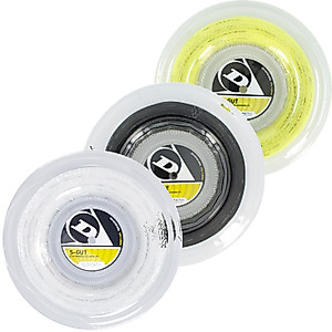 Dunlop Sports 200M/660' Reel S Gut Tennis String (17G, Black)