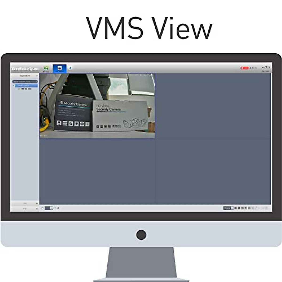 REVODATA 5MP POE IP Camera,UltraHD Mini Security Camera Outdoor, IP65 Waterproof, 10M IR Night Vision, 3.6mm Lens, Motion Detection,Smart Phone/PC App (I704-P)