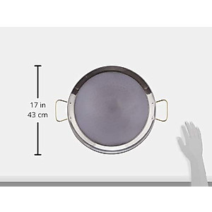 Garcima 16-Inch Stainless Steel Paella Pan, 40 cm