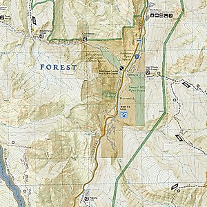 Maroon Bells, Redstone, Marble Map (National Geographic Trails Illustrated Map, 128)