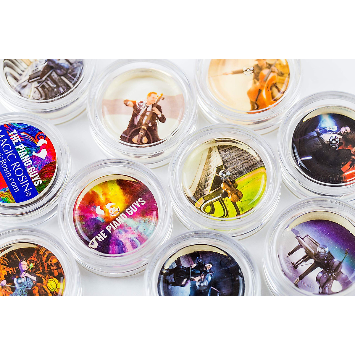 The Piano Guys Magic Rosin | Violin Rosin, Cello Rosin, Viola Rosin for Bows| Light Low Dust Resin| Violin Bow Rosin Accessories (Sky Full of Stars)