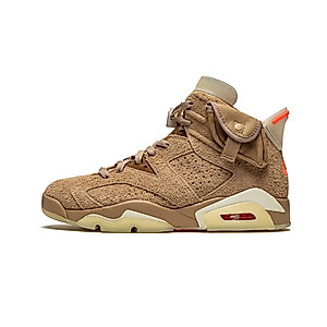 Jordan Mens Air Jordan 6 Retro DH0690 200 Travis Scott - British Khaki - Size 13