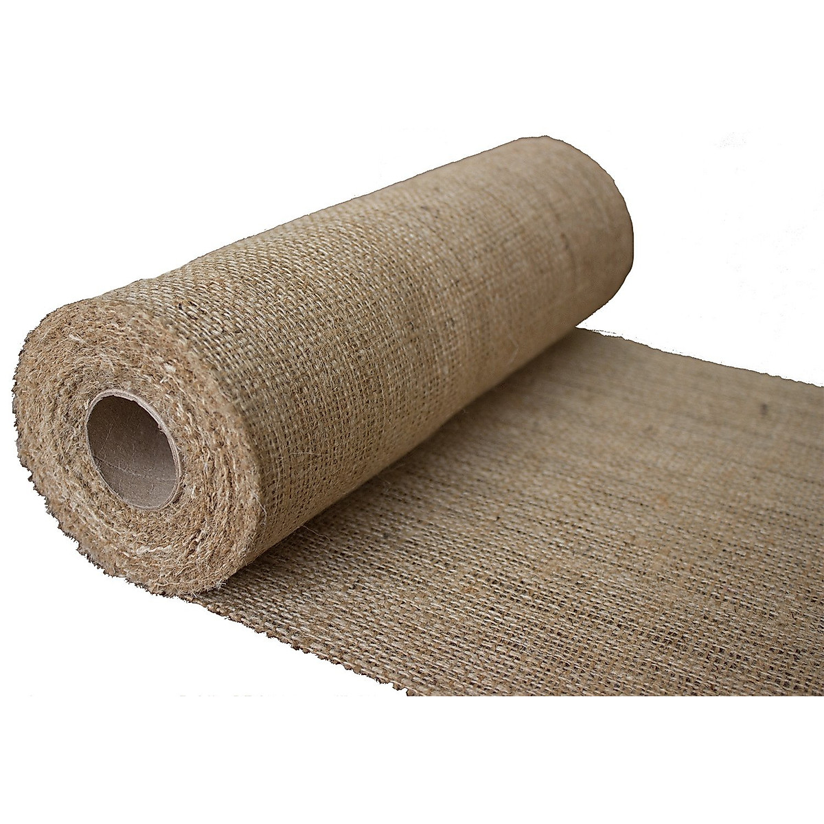 Burlapper Burlap Roll, 12" x 10 yd, Medium Weight 10 oz Jute Fabric for Table Runner, Banner, Placemats, Arts, Crafts, Sewing, Wedding, Baby Shower, Lawn and Garden; Natural Edges (Made in USA)