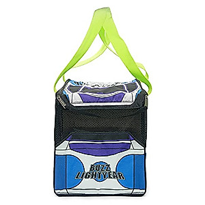 Buckle-Down Disney, Toy Story, Buzz Lightyear Spaceship Bag, Pet Carrier, Polyester Canvas, (IPC-DYANS)