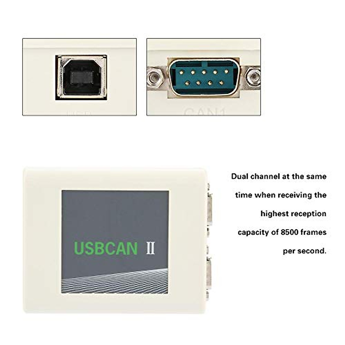 USB to CAN Analyzer USB CAN Debugger USB CAN II Industrial Grade High Speed Channel Debugger Support CAN Delay