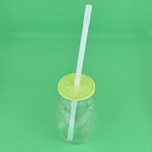 Bendable Straws - 11 inch Long Flexible Straws - Bendy Drinking Straws Reusable - 14 Pack