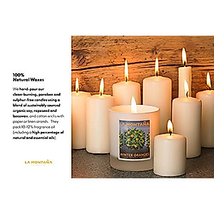 La Montaña Winter Oranges | Luxury Home Scented Candles Inspired by Spain | Natural Wax | Valencia Orange, Cinnamon, Red Apple, and Clove