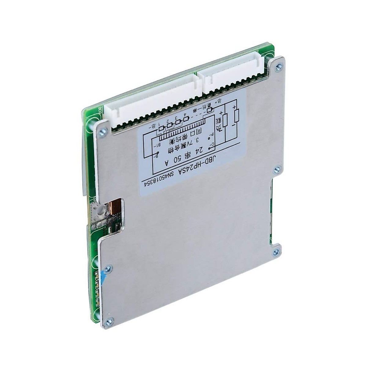 Battery Protection Module, 24 Strings 50A 3.7V Polymer Lithium Li-Ion PCB BMS Cell Protection Board Same Port Balanced Board