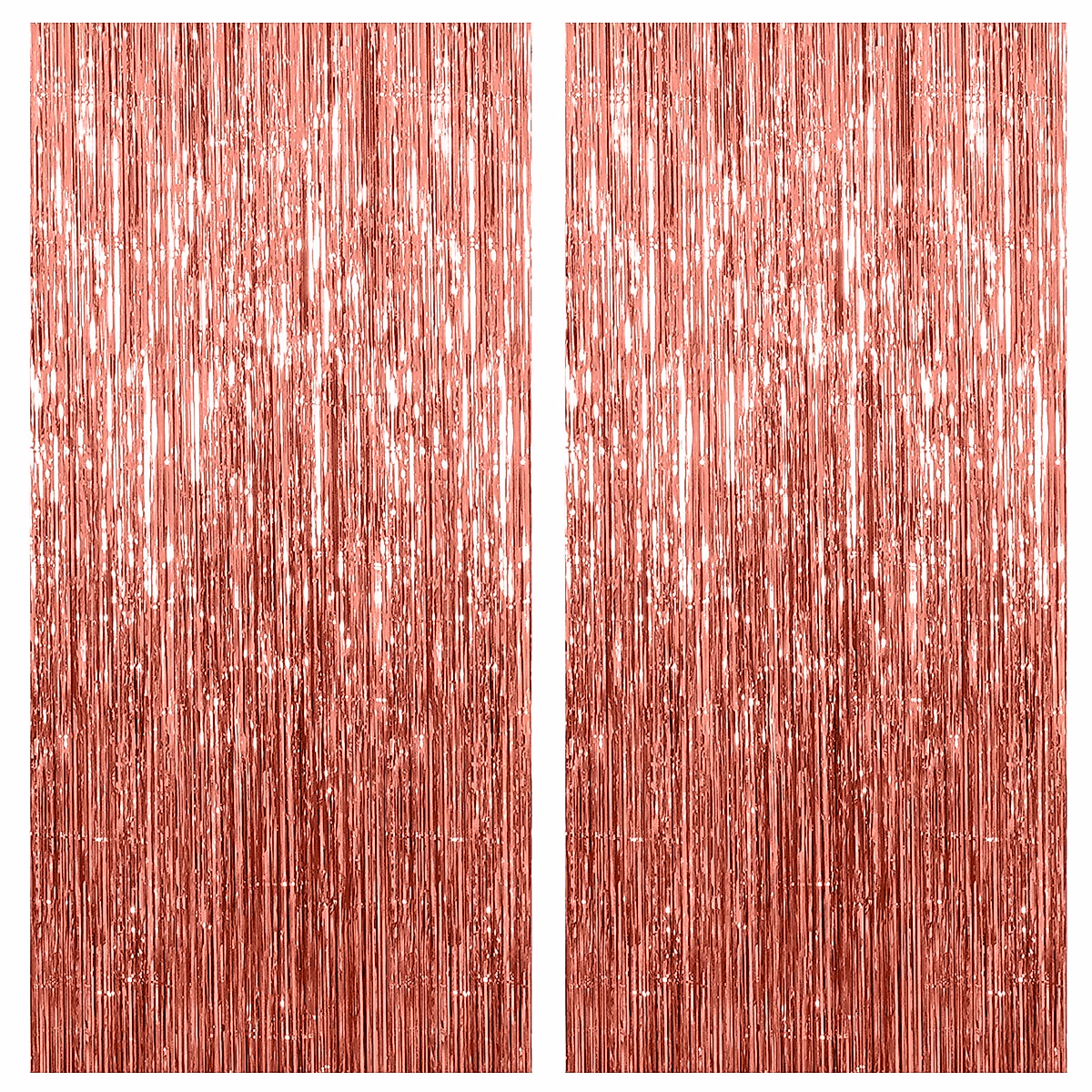 2 Pack Rose Gold Backdrop Birthday Decorations Foil Curtain Backdrop Bachelorette Party Decorations Rose Gold Party Decor Party Streamers Groovy Birthday Decorations Party Backdrop