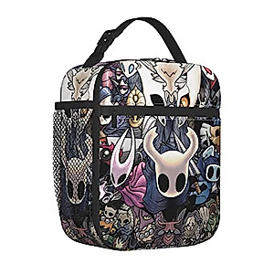 HashKinwin Reusable Insulated Lunch Bags Detachable Handle Lunchbox Bag Meal Tote Bag For Women Men