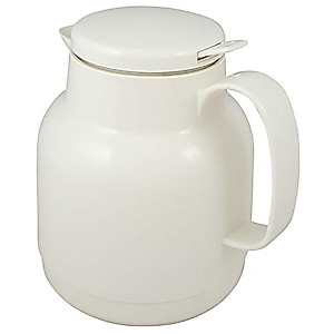 Helios Mondo Push Vacuum Jug White 1 Litre