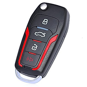 Keymall keyless Entry Replacement Car Key Fob Remote Transmitter 4D63 for Ford, Lincoln, Mercury CWTWB1U345