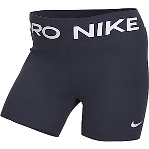 Nike Women's Pro 365 5 Inch Shorts (Medium, Navy)