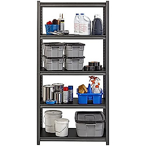 Hirsh 3,200 lb Capacity Iron Horse Shelving - 5 Compartment(s) - 72" Height x 36" Width x 18" Depth