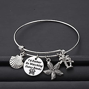 ENSIANTH Pogue Friends Gift TV Show Inspired Gift OBX Fans Gift I'd Rather Be Watching Outer Bans (Outer Bk)