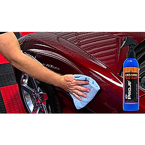 PROJE' Premium Car Care Show Shine - Waterless Wash & Quick Detailer - High Gloss Detail Spray - Enhances Shine of Top Coat Wax or Ceramic Coating - Safe On All Surfaces - 8 fl oz