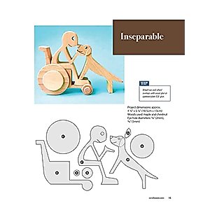 Making Wooden People & Pets with Personality: 24 Easy Projects for the Scroll Saw (Fox Chapel Publishing) Full-Size Patterns for Beginners and Intermediate Scrollers to Create Handmade Gifts in Wood