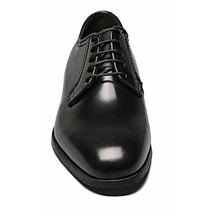 Florsheim Men's Lexington Plain Toe Oxford, Black Shiny, 9 X-Wide