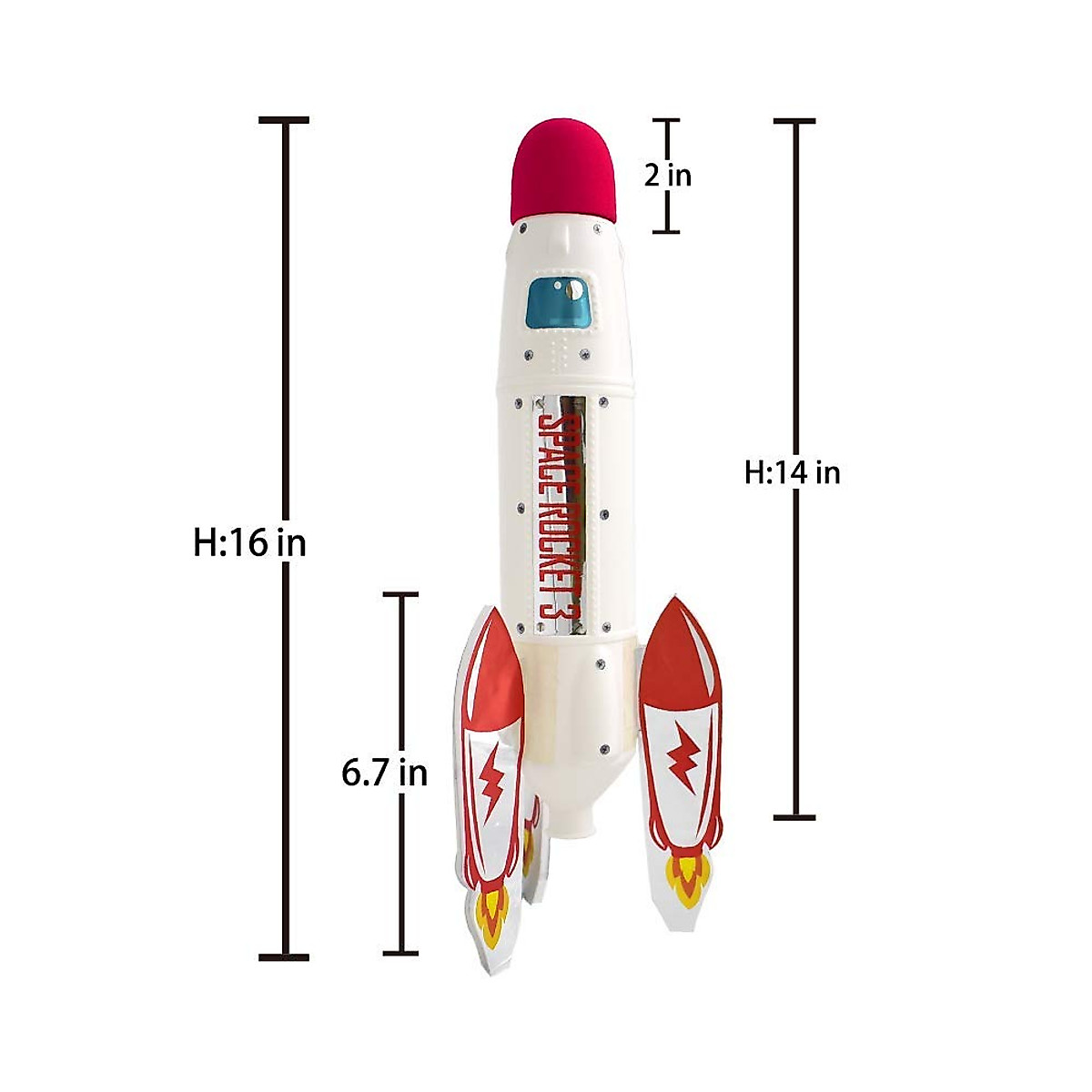 Rocket Science Kit for Kids - STEM Toys by Myriad365 | Kids Rocket Kit for Boys Girls | Science Experiments for Kids | Best Toys for 8 Year Old Boys | Gift for Boys | Rocket Launcher for Kids