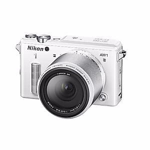 Nikon 1 AW1 14.2 MP HD Waterproof, Shockproof Digital Camera System with AW 11-27.5mm f/3.5-5.6 1 NIKKOR Lens (White)