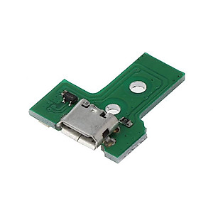 Replacement USB 12pin Charging Port Socket Triangle Board Charger PCB Board with 12pin Flex Ribbon Cable for PlayStation 4 JDS-030 PS4 Controller