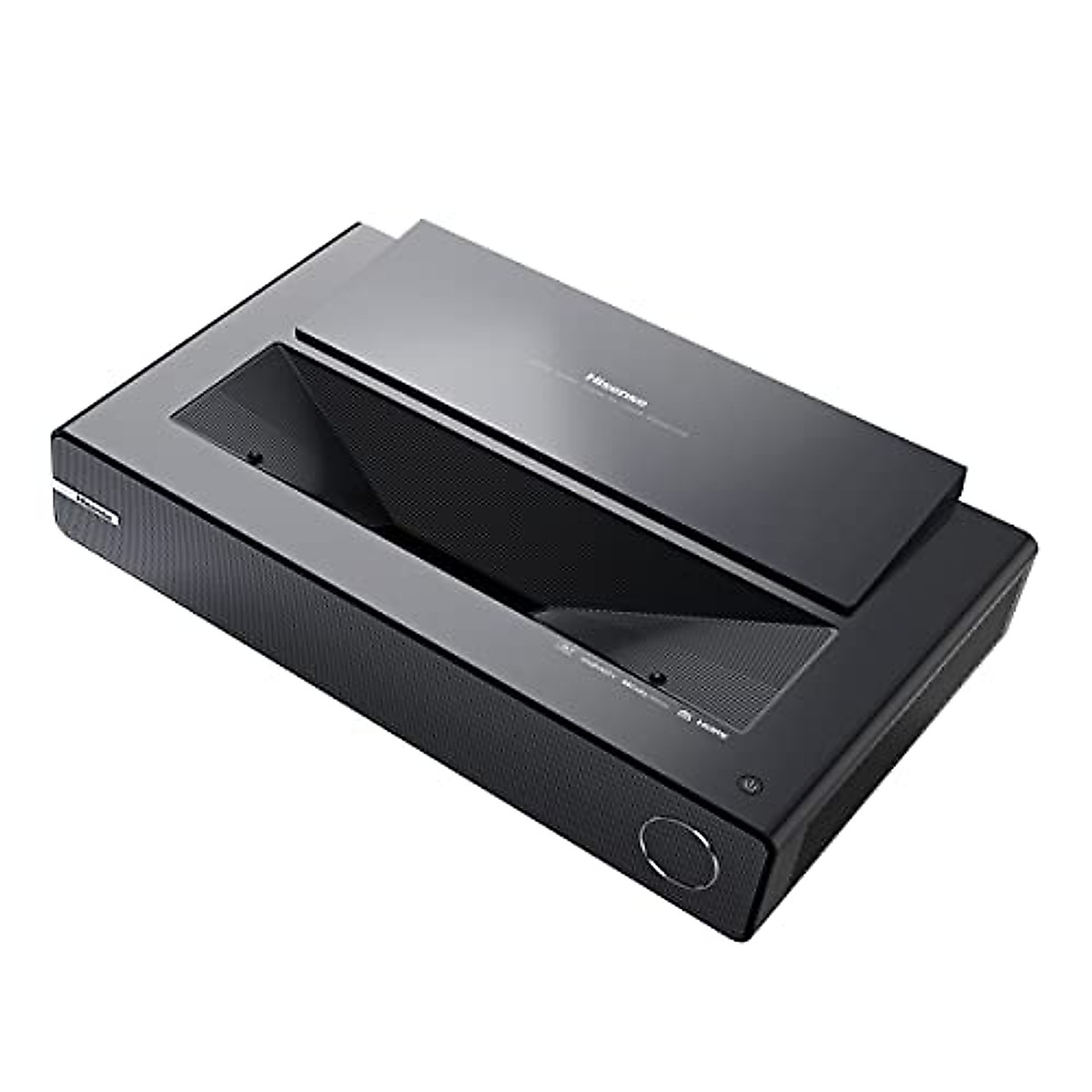 Hisense PX1-PRO 4K UHD Triple-Laser Ultra Short Throw Projector, 2200 Lumens, Streaming TV, HDR10, 30W Stereo Sound, Built-in Voice Assistant (Renewed)