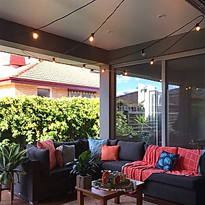 LDCHIUEN G40 G14.5 E26 LED Bulb Amber 1W Low Watt Edison Bulb 10 Watt Warm White 2200K Vintage LED Globe Night Light Bulb for Ceiling Fan, Chandelier, Vanity Light Bulb 6Pack