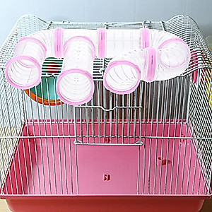 PATKAW DIY Hamster Excercise Toy Hamster Tubes Tunnels Hamster Maze Tube Hamster Tunnel Hamster Tube Kit DIY Hamster Rat Maze Tunnel