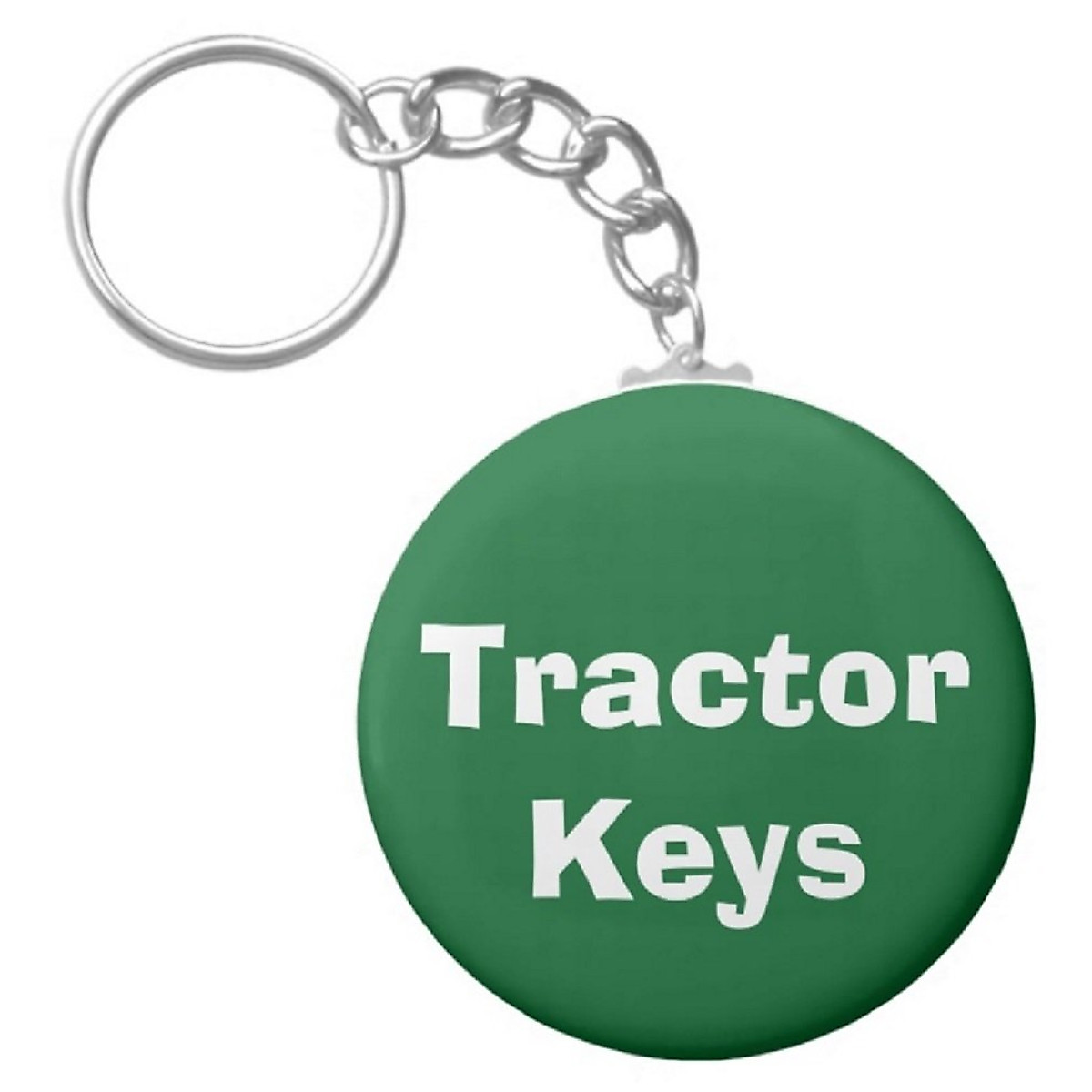 A&T Designs Tractor Keys 2.25” Keychain Farm Trailer