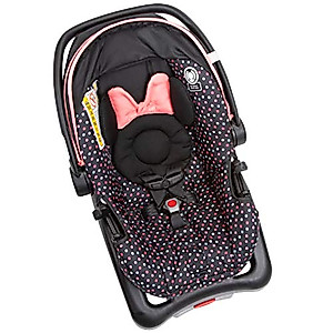 Disney Light 'N Comfy 22 Luxe Infant Car Seat, Minnie Confetti