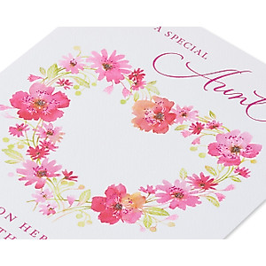 American Greetings Birthday Card for Aunt (Floral)