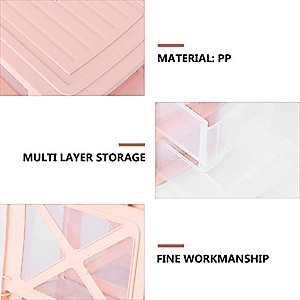 Alipis Plastic Storage Bins Desktop Storage Drawer plastic desk drawers plastic storage drawers drawer box unit Cosmetic Makeup Organizer Drawer Organizer
